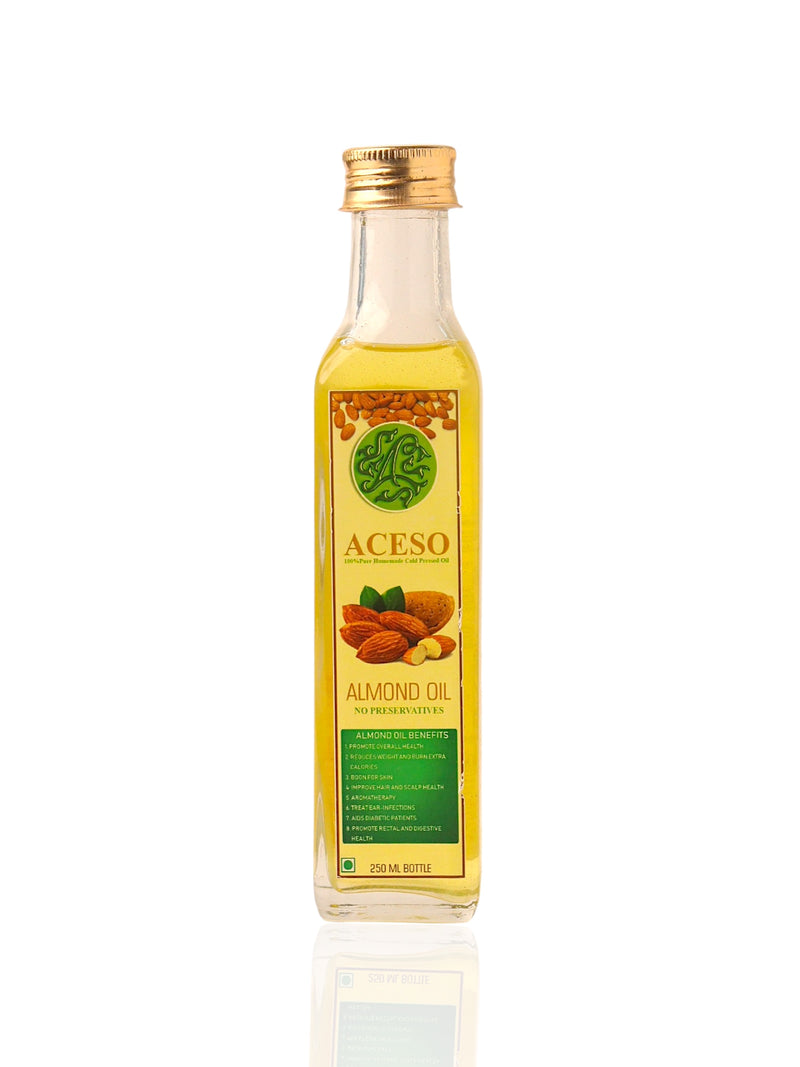 Cold Pressed Almond Oil for Skin and Hair | Aceso Oils and Herbs