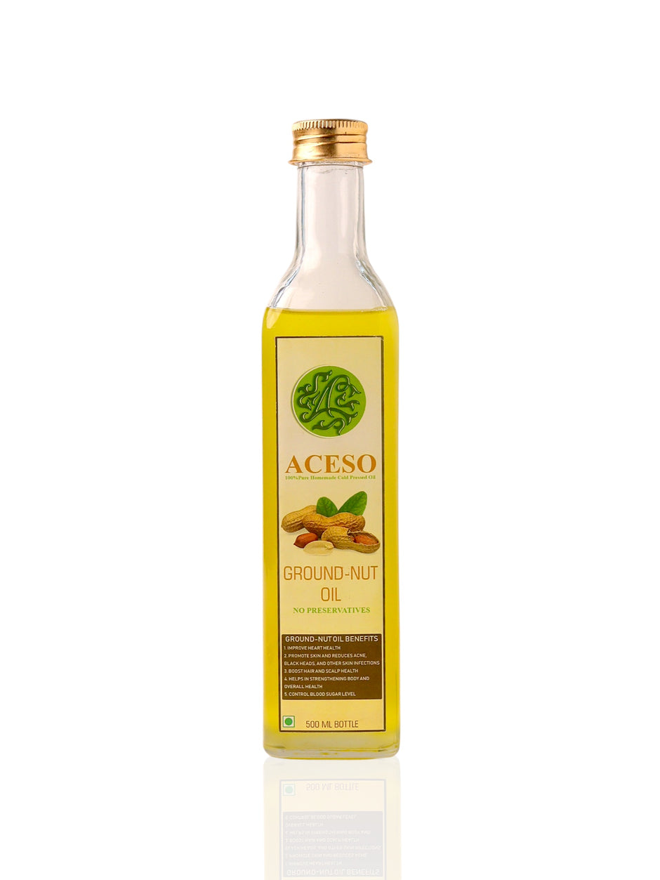 Premium Cold Pressed Groundnut Oil by Aceso Oils and Herbs – Aceso Oil ...